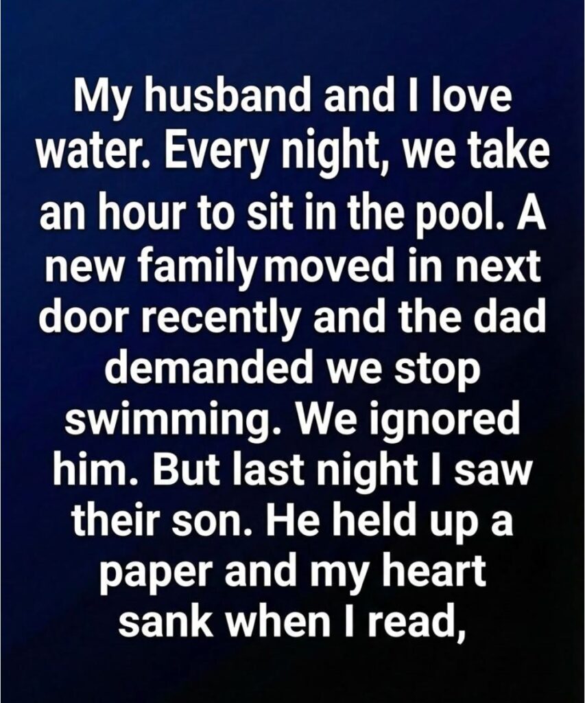 A Quiet Nighttime Pool Routine Became a Lesson in Neighborly Understanding